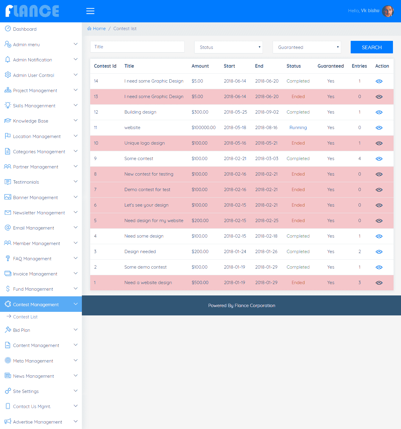 Screen | best freelancer script
