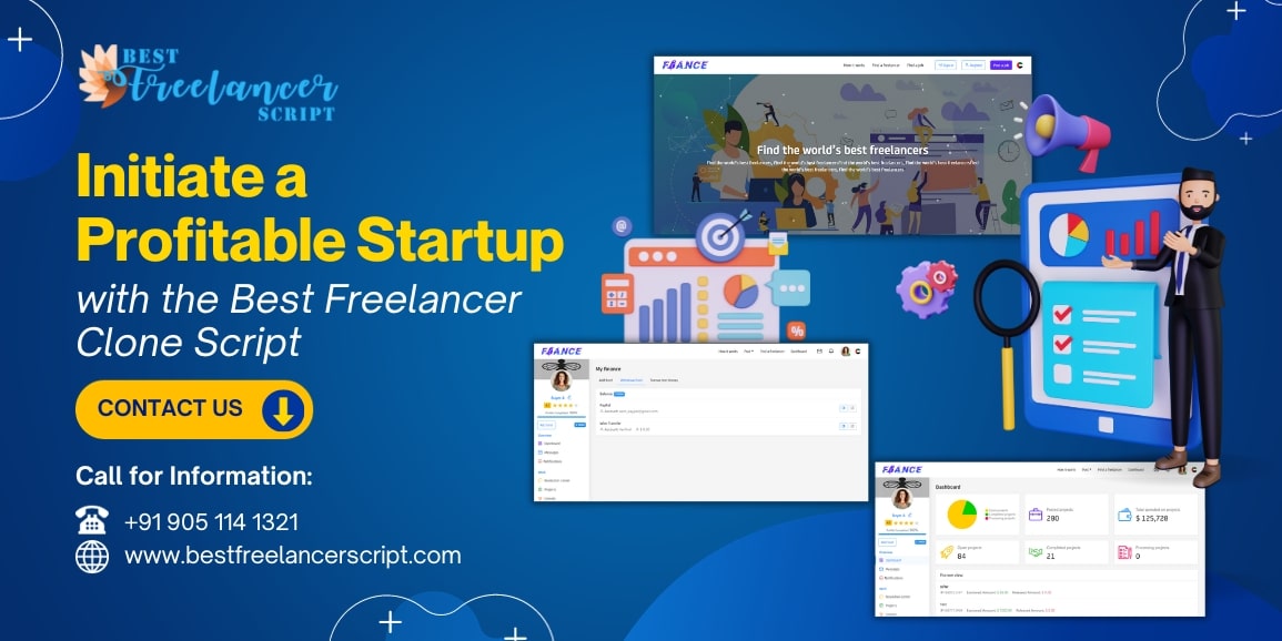 Initiate a Profitable Startup with the Best Freelancer Clone Script